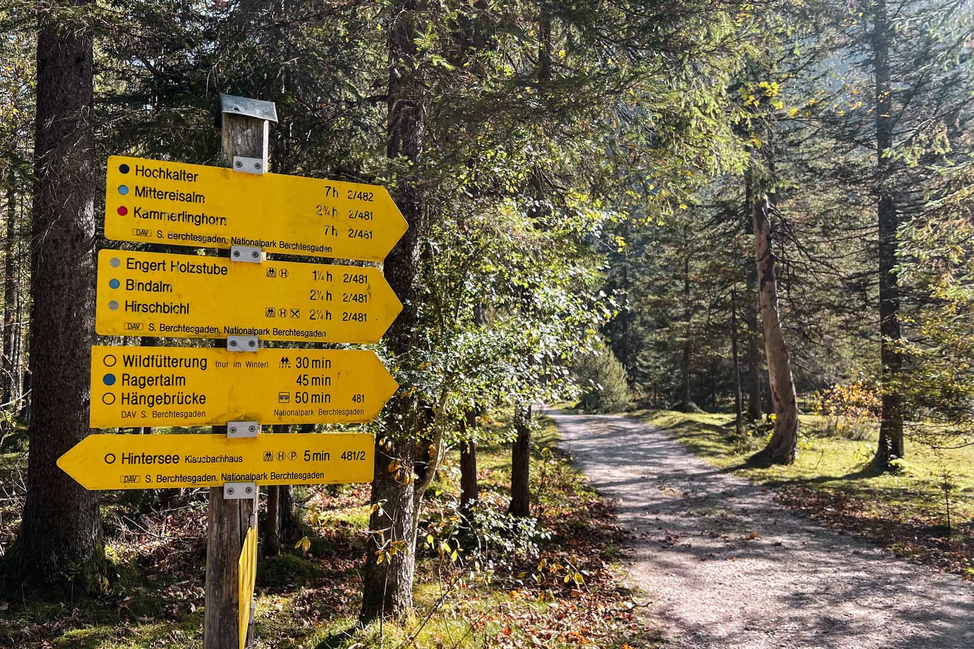 Wegweiser-Wanderweg-Hintersee – HOME of TRAVEL