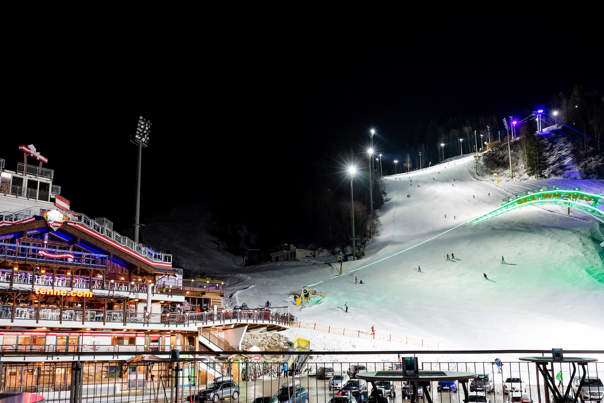 Skipiste in Schladming, mit Après-Ski-Location Hohenhaustenne – HOME of ...