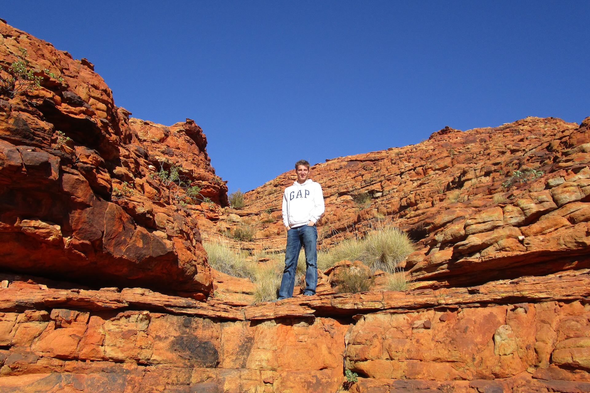 Niklas im Kings Canyon – HOME of TRAVEL